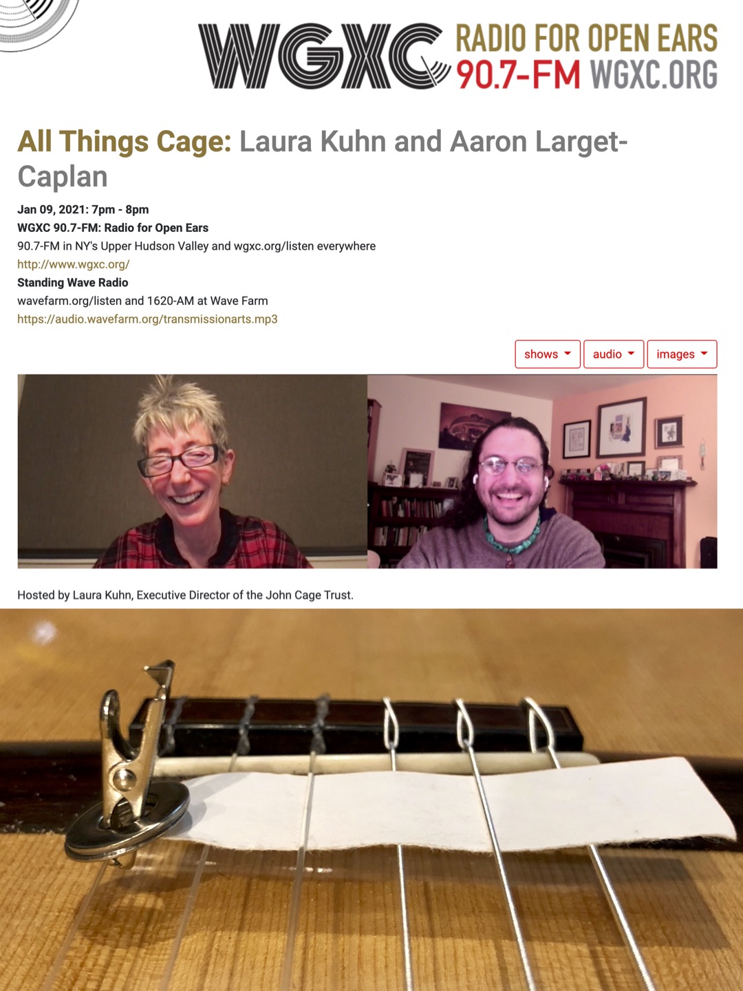 ALL THINGS CAGE – RADIO | Classical Guitarist Aaron Larget-Caplan's Blog